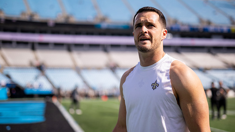 Saints' outlook has completely shifted since Derek Carr's retirement ...